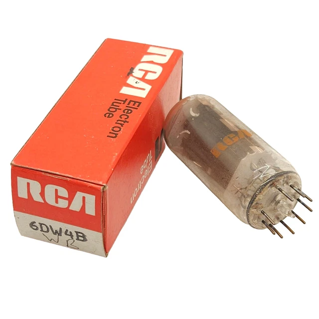 RCA MODEL 6DW4B Vintage Vacuum Tube Valve Original Box Radio Amplifier ...