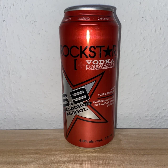 2013 ROCKSTAR VODKA Pomegranate Canada Alcohol Collector Energy Drink ...