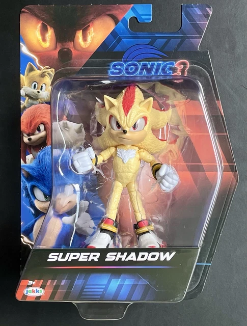 2025 SONIC THE Hedgehog 3 Movie SUPER SHADOW 5" Inch Jakks Pacific Wave ...