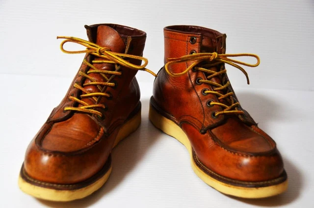 RED WING 875 Irish Setter Dog Engraved Men's Leather Boots US8.5 E £263 ...