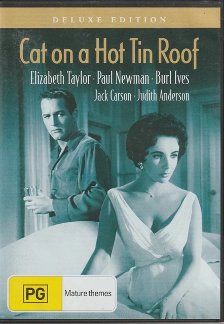 CAT ON A Hot Tin Roof - Paul Newman and Elizabeth Taylor - DVD | NEW ...