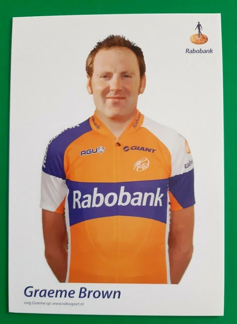CYCLISME CARTE CYCLISTE GRAEME BROWN équipe RABOBANK 2011 EUR 1,99 - PicClick IT