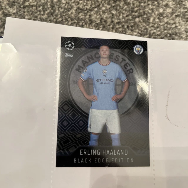 ERLING HAALAND BLACK EDGE EDITION Match Attax 2022/23 No.461 Man City ... ERLING HAALAND BLACK EDGE EDITION Match Attax 2022/23 No.461 Man City ...