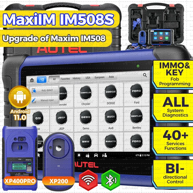 AUTEL MAXIIM IM508S Automotive Key fob Programming Tool IMMO Learning ...