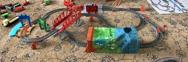 TALKING THOMAS AND Percy Trackmaster Train Set - Excellent Condition ...