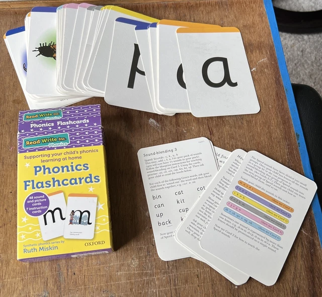 READ WRITE INC Phonics Ruth Miskin Flashcards New £4.50 - PicClick UK