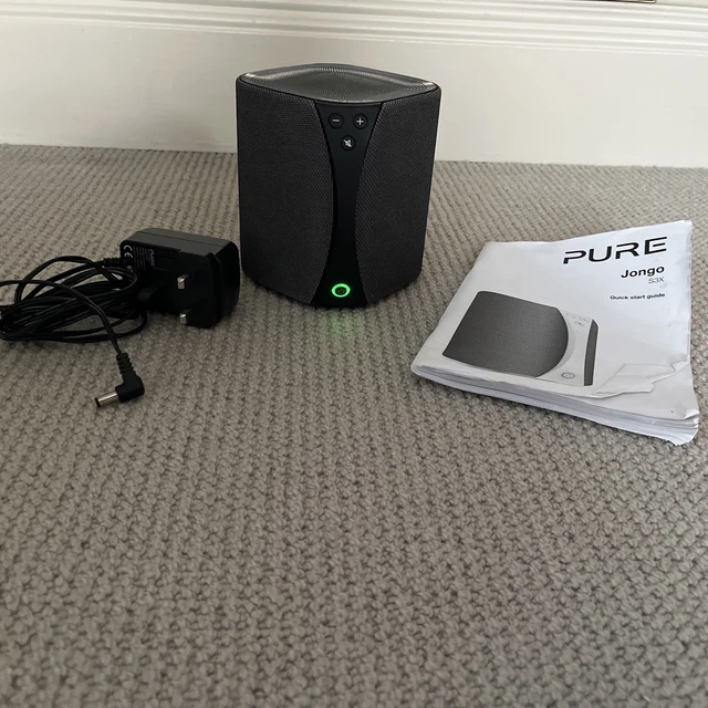 PURE JONGO S3 Speaker (WiFi and Bluetooth) Black £25.68 - PicClick UK