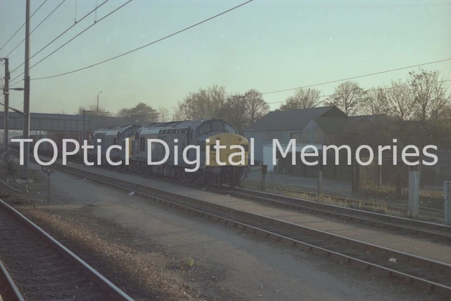 RAIL COLOUR NEGATIVE 37038 37178 Class 37 Peterborough #EK845 £2.99 ...