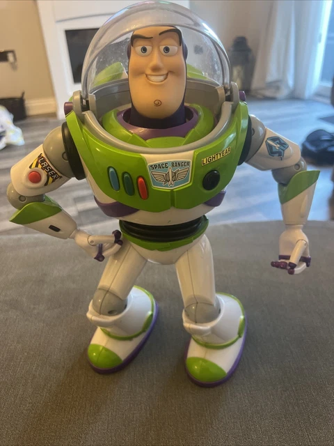 DISNEY PIXAR TOY Story Buzz Lightyear Talking Moving Action Figure ...