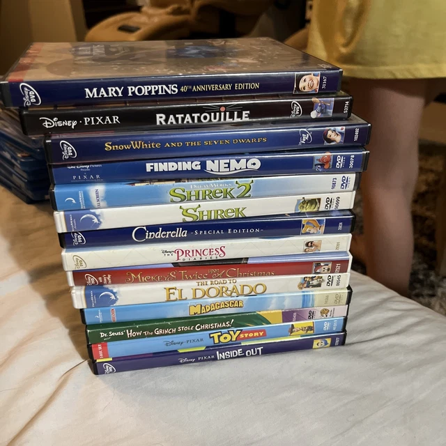 LOT OF 5 disney dvds movies car cars 2 frankenweenie toy story and more ...