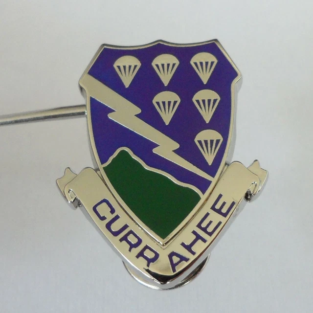 WW2 US ARMY 506th Infantry Regiment Currahee Distinctive unit insignia ...