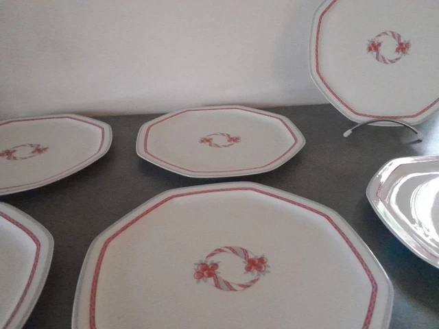 PORCELAINE HAVILAND LIMOGES Milady Candy-assiettes plates X6 EUR 59,00 ...
