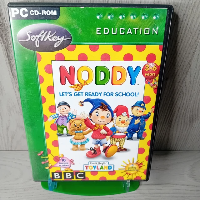 NODDY LETS GET Ready For School Pc Cd Rom Game - Rare Retro Gaming £15. ...