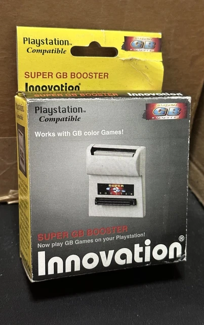 SUPER GB BOOSTER Game Boy Color Playstation 1 Accessory Adapter ...