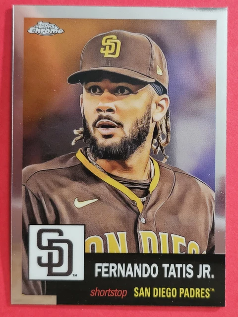 CARTE DE BASE anniversaire FERNANDO TATIS JR. #100 2022 Topps chrome ...