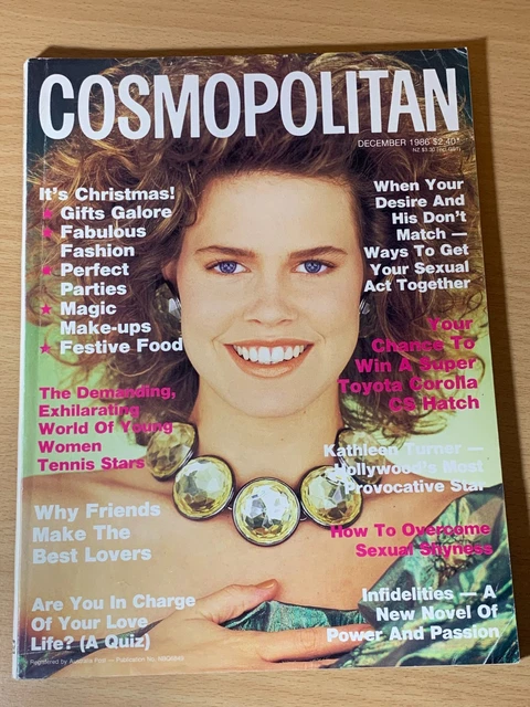 COSMOPOLITAN MAGAZINE AUSTRALIA December 1986 Ann Hopson Kathleen ...