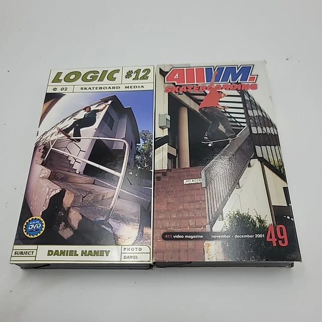 411VM VIDEO MAGAZINE issue #49 & Logic #12 VHS Tape Bob Burnquist 01 ...