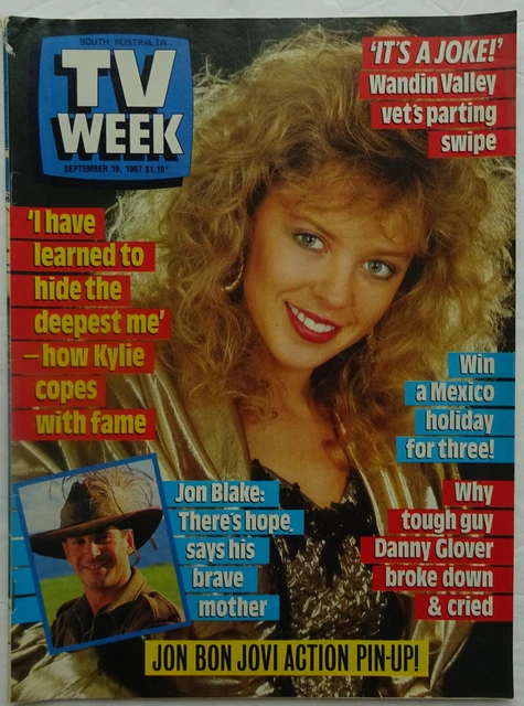 TV WEEK MAGAZINE - 1987 - Kylie Minogue & David Bowie Poster - Jon ...