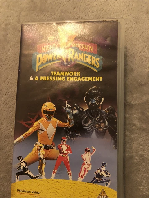 MIGHTY MORPHIN POWER rangers - Teamwork and A Pressing engagement - vhs ...