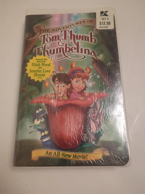 THE ADVENTURES OF Tom Thumb Thumbelina (VHS, 2002) New Walt Disney ...
