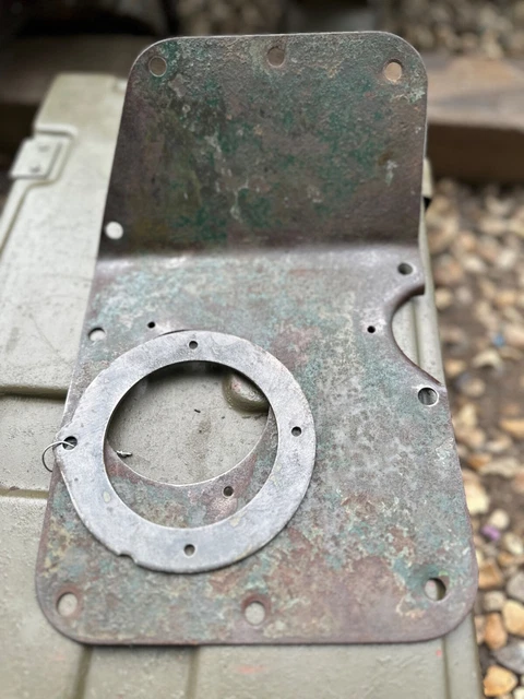 WILLYS MB FORD GPW original WW2 Transmission floor cover and lever ring ...