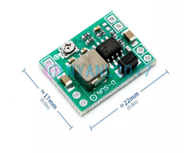MINI 3A DC-DC Step Down Module Buck Converter Power Adjustable MP1584EN ...