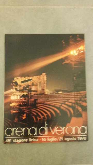 ARENA DI VERONA - 48ème Stagione Lirica - 1970 - Opera EUR 40,36 ...