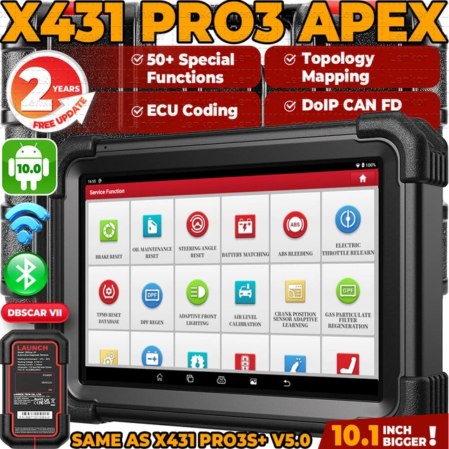 2025 LAUNCH X431 PRO3S APEX PRO 5 Profi Auto OBD2 Diagnosegerät ECU CODING RDKS EUR 999,00 ...