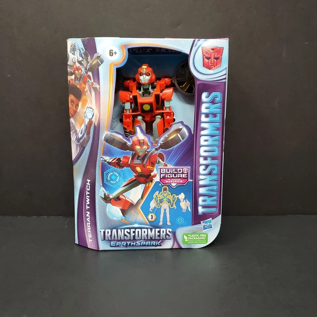 HASBRO TRANSFORMERS ANIMATED Earthspark Deluxe Terran Twitch Action ...