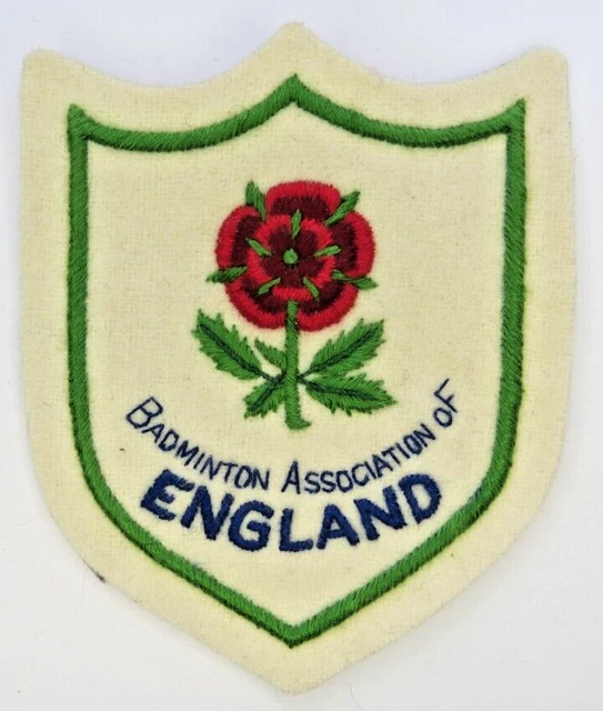 BADMINTON ASSOCIATION OF ENGLAND Blazer Badge embroidered £5.00 ...