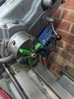 4& LATHE CHUCK Spider suitable for Myford, Leaf Green is the colour £14 ...