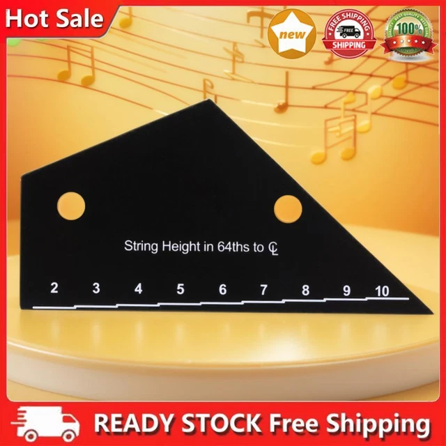 STAINLESS STEEL FRET Leveling Guide Fret Rocker for Guitar Leveling ...
