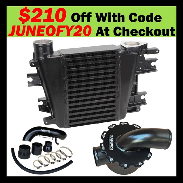 UPGRADE ALUMINIUM INTERCOOLER,AIRBOX+PIPING Kit For Nissan Patrol ZD30 ...