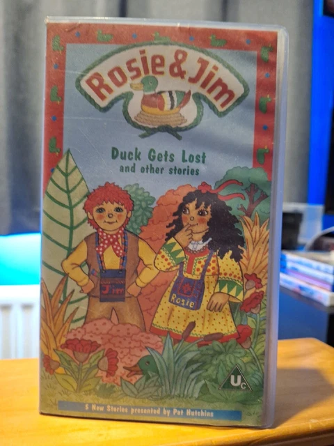 VINTAGE ROSIE AND Jim VHS Tape, Duck Gets Lost and Other Short Stories ...