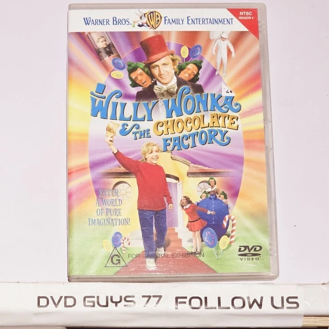 WILLY WONKA AND the Chocolate Factory (DVD, 1971)- Region 4 $6.99 ...