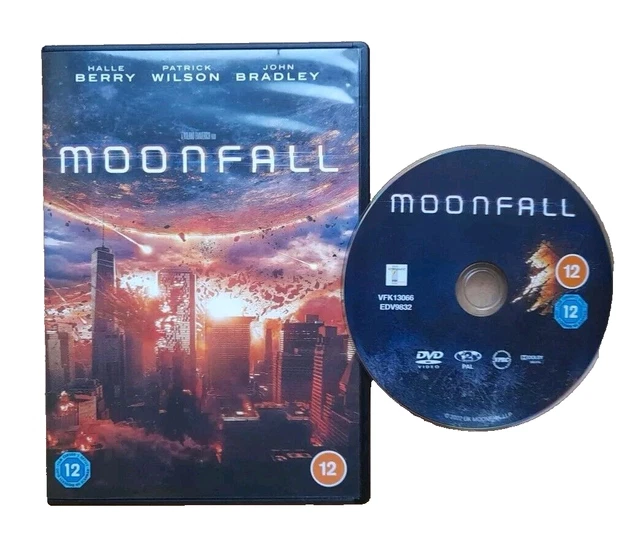MOONFALL DVD - Halle Berry, Patrick Wilson 2022 Sci-Fi Disaster Action ...