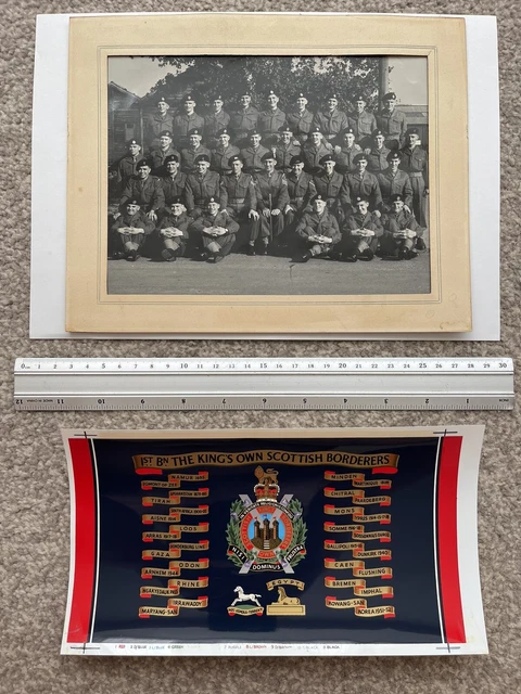 POST WW2 BORDER REGIMENT MANCHESTER REGIMENT Lancashire Fusiliers ...