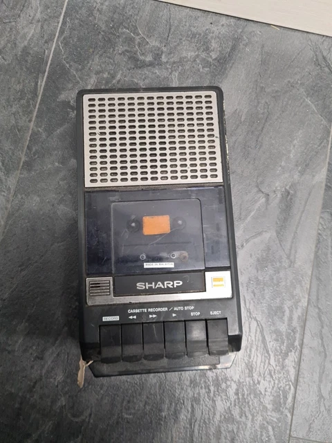 VINTAGE SHARP RD-610E Portable Cassette Tape Player -Untested £3.84 ...