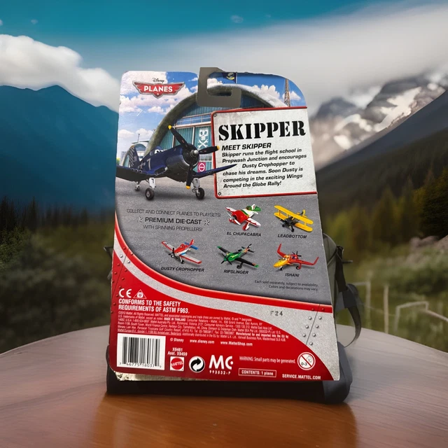 DISNEY PLANES 2012 - Skipper Riley flight instructor airplane diecast ...