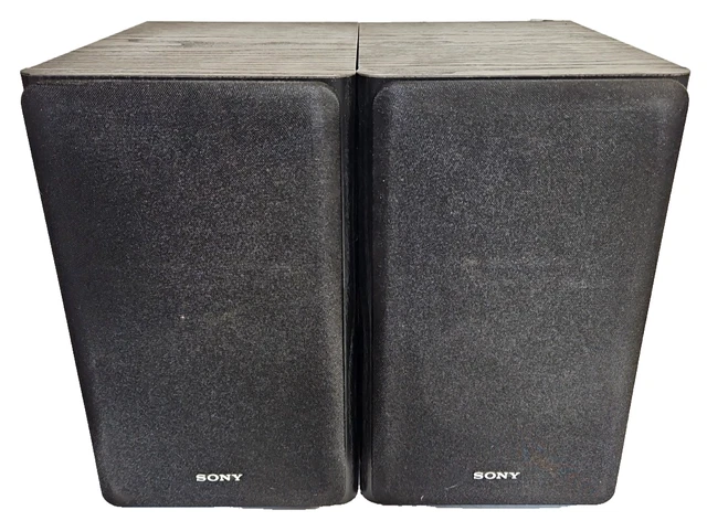 SONY SS-CE300HD SMALL Bookshelf Speaker Pair Black Tested & Working £30 ...