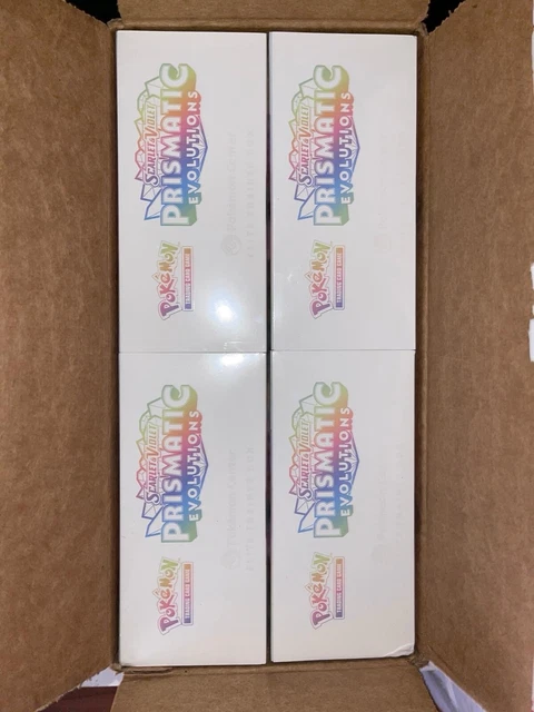 POKEMON TCG PRISMATIC Evolutions Pokemon Center ETB Elite Trainer Box ...