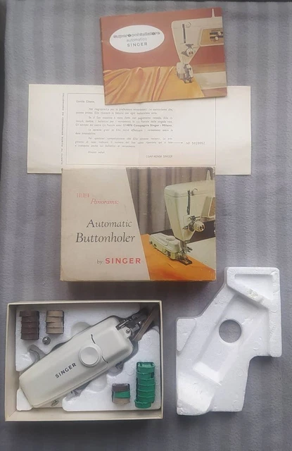 PER MACCHINA DA cucire SINGER OCCHIELLATRICE ANNI 60 EUR 15,00 ...