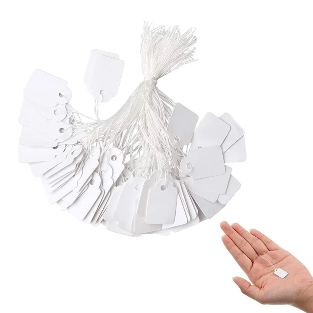 500 PCS CARTELLINI del Prezzo,Etichette Prezzi di Carta con Stringa ...