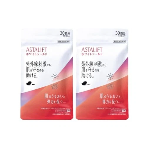 ASTALIFT WHITE SHIELD Supplement 30-day supply, 60 tablets x 2 bags ...