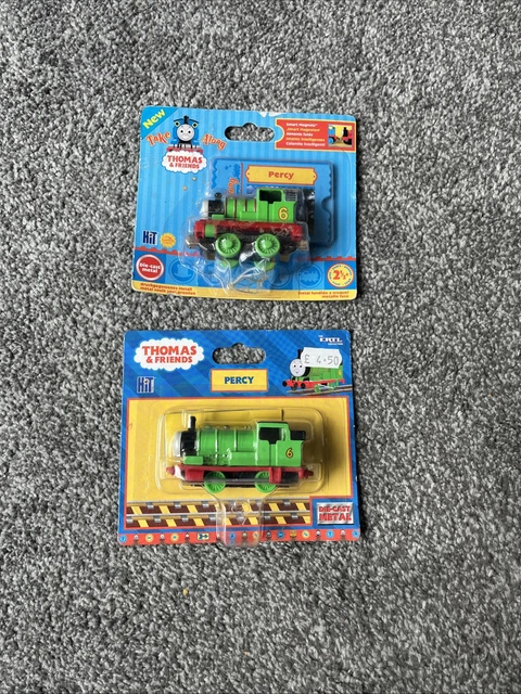 THOMAS THE TANK Engine & Friends Percy x 2 Train Die Cast NEW Free ...