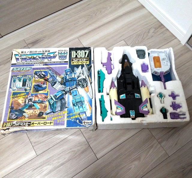FIGURINE VINTAGE TRANSFORMERS God Master Overlord D-307 avec boîte ...