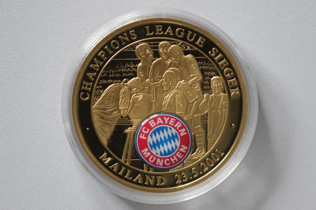 FC BAYERN MÜNCHEN - Münze-Medaille - Champions League Sieger. Mailand 23.5.2003 EUR 20,00 ...