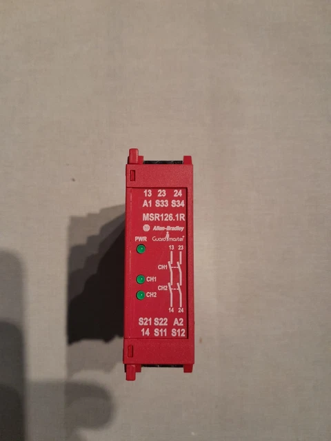 ALLEN BRADLEY GUARD Master Safety Relay NEW dual channel MSR126.1R £99. ...