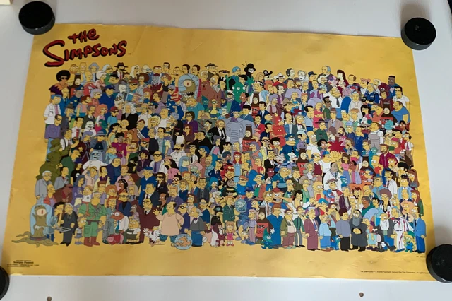 THE SIMPSONS CHARACTERS Poster 2000 - Scorpio Posters #521 - Bart ...