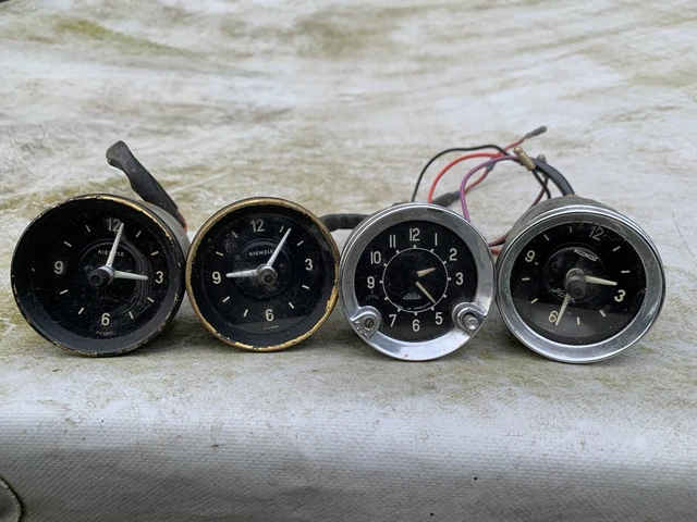 CLASSIC CAR CLOCKS X 4 Kienzle Jaegar Motometer £29.52 - PicClick UK